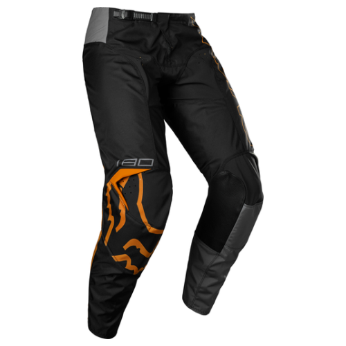 YTH 180 SKEW PANT Black/Gold 24 - Alpine Motorcycles