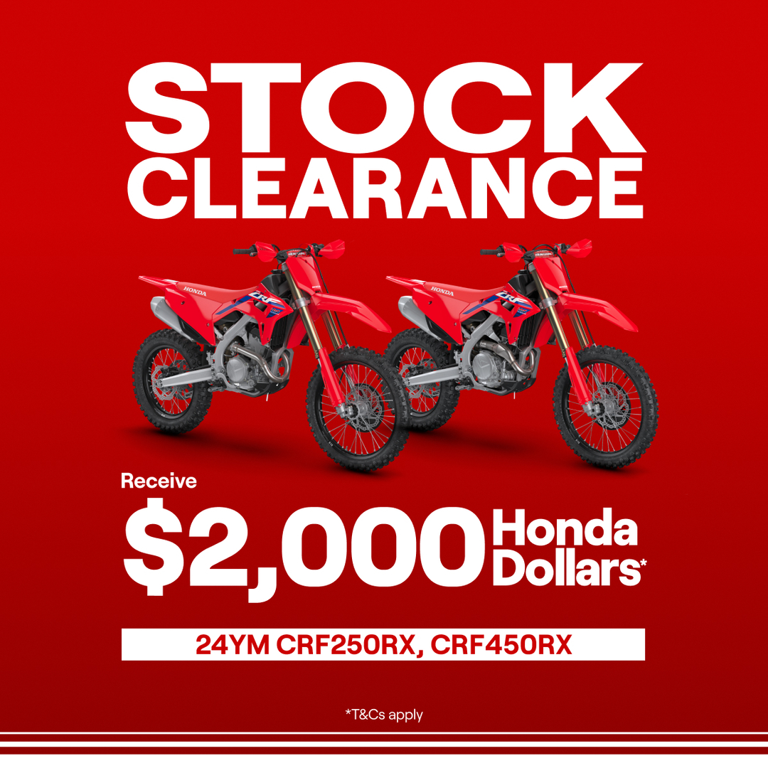 Honda Promotions at Alpine Motorcycles